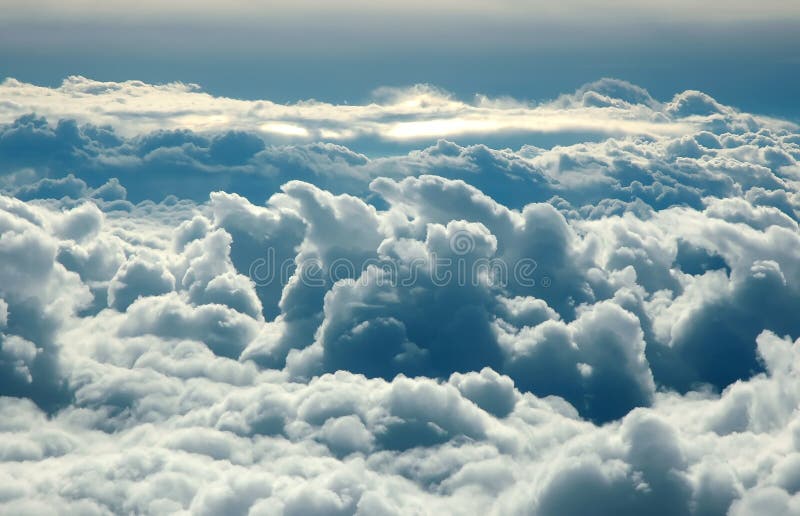 Over clouds stock image. Image of light, plane, rays, cloudy - 1893233