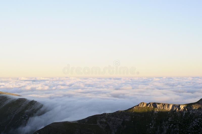 Over the clouds stock photo. Image of peak, outdoors - 22122818