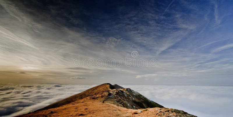 Over the clouds stock photo. Image of hiking, landscape - 24500348