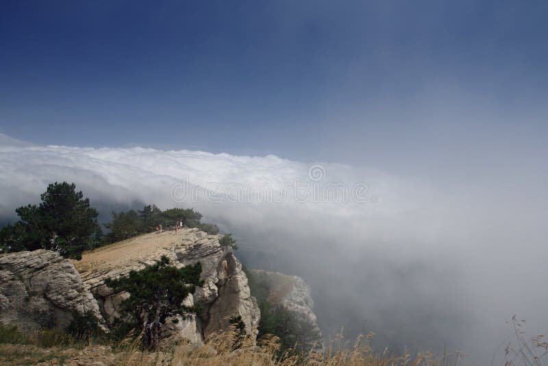 Over clouds stock photo. Image of open, mountain, cloudy - 7821846