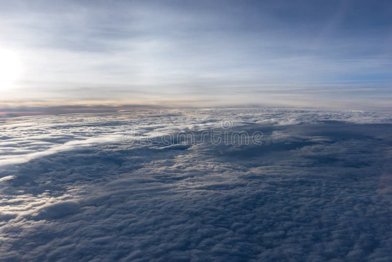 Over the Clouds Fantastic Background Stock Photo - Image of aerial ...