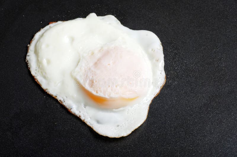 Over easy fried egg stock image. Image of fryer, grease - 12861553