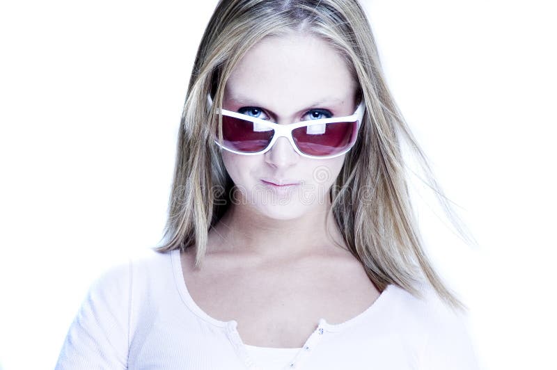 Over exposed girl stock image. Image of blank, purity - 1765403