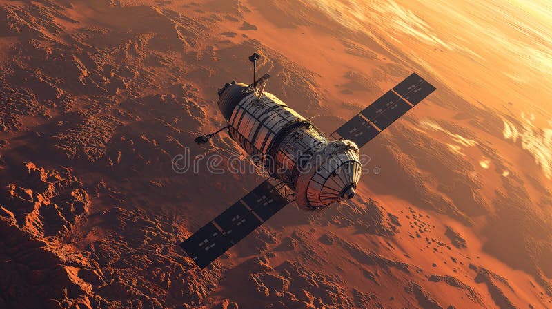 Over Mars Barren Expanse, Satellite Charts Its Course of Scientific ...