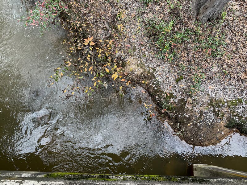 Over an Old Bridge View at a River in Rural Georgia Stock Photo - Image ...