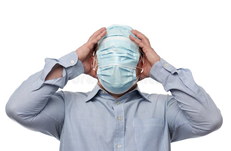 Over protected blinded man stock photo. Image of head - 178307434