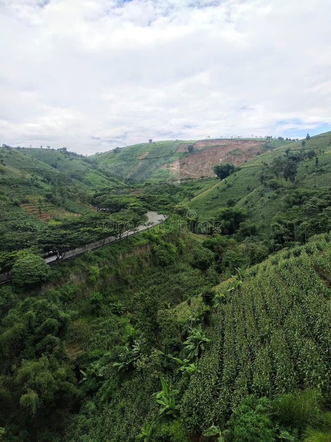 Over the Railway Bridge Nagreg,Bandung West Java Stock Image - Image of ...