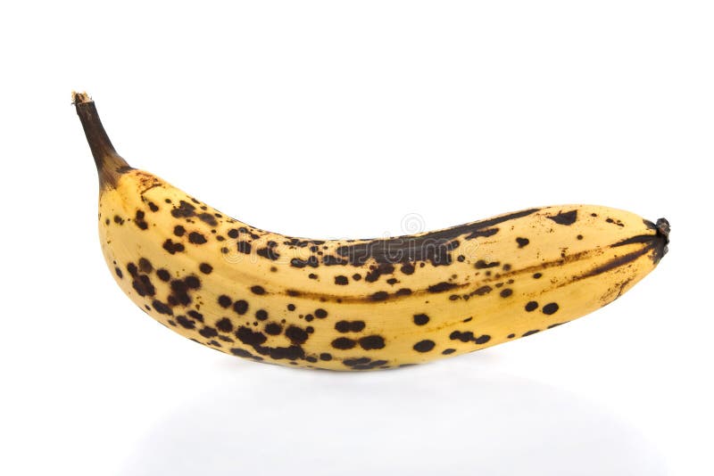 One ripe banana stock photo. Image of nutrient, object - 242858834