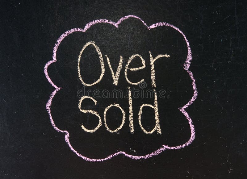 Over sold stock image. Image of divergence, invest, data - 27919963