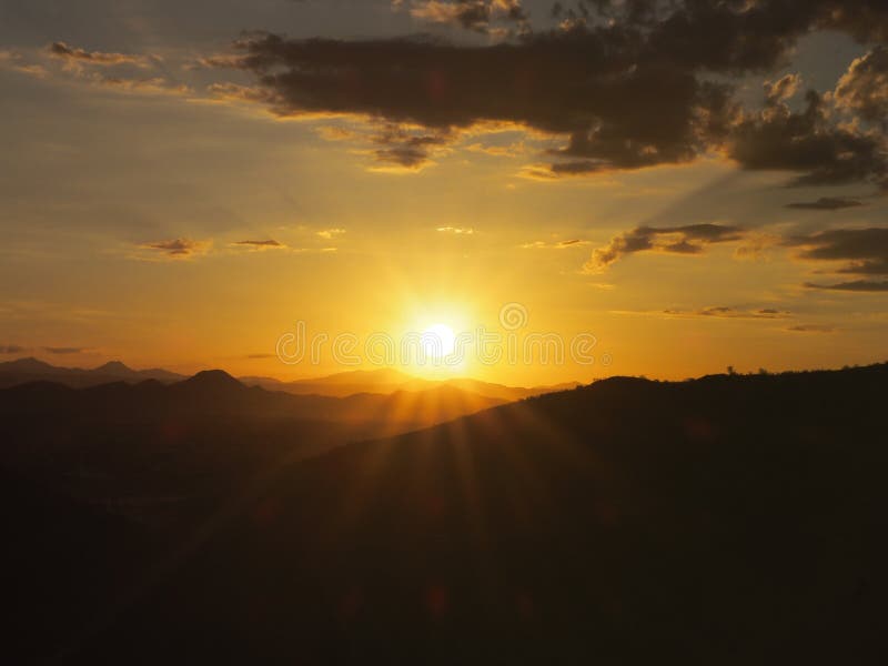 Over the Sun Valley stock image. Image of nature, morning - 192103735
