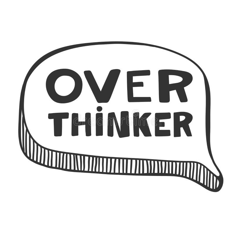 Overthinker Sticker Stickers Stickers, Labels & Tags etna.com.pe