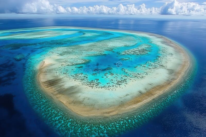 An Atoll is a Ring-shaped Coral Reef that Encircles a Lagoon, Often ...