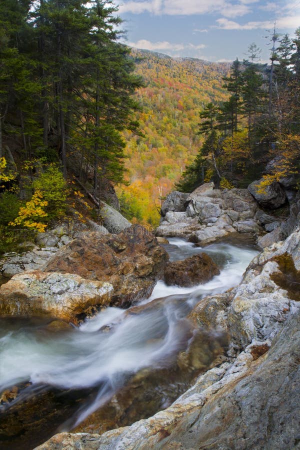 Chesterfield Gorge New Hampshire Stock Image - Image of autumn, flow ...