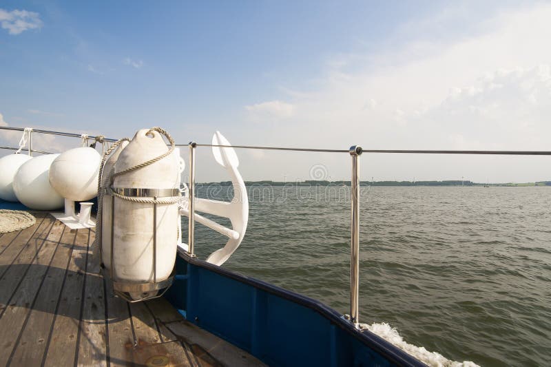 Over view from a boat deck stock image. Image of horizontal - 56898327