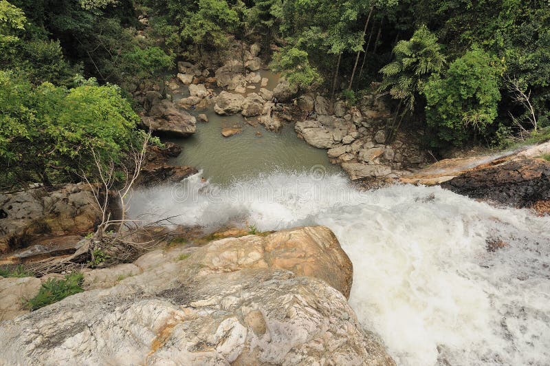 Over waterfall stock photo. Image of dreamy, falling - 28796352