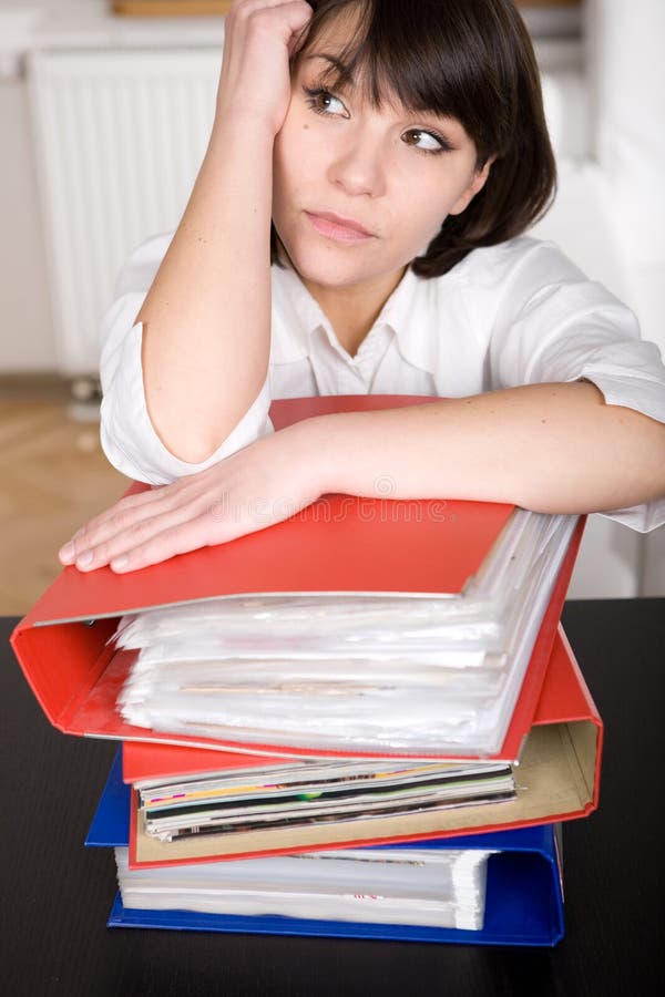 Over-worked stock photo. Image of overload, file, people - 18721668