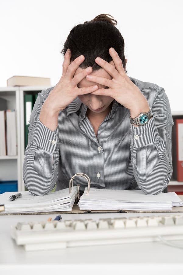 Over-worked stock image. Image of boss, corporate, file - 37635345
