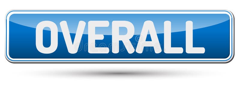 OVERALL - Abstract Beautiful Button with Text. Stock Vector ...