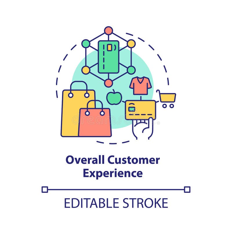 Overall Customer Experience Concept Icon Stock Vector - Illustration of ...