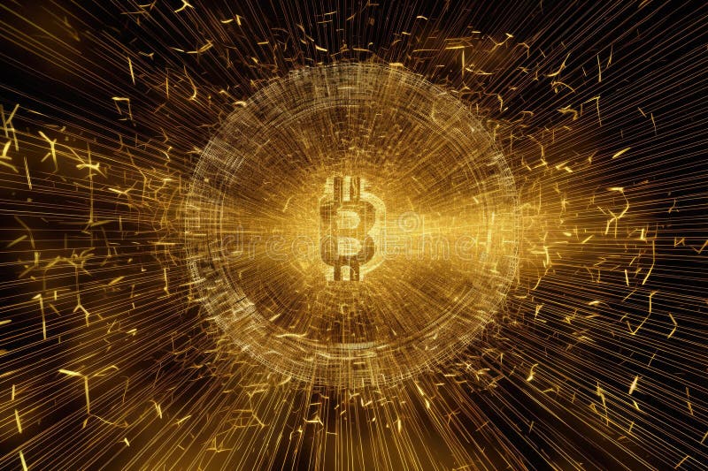 An Abstract Background Image that Represents the Bitcoin Complexity of ...