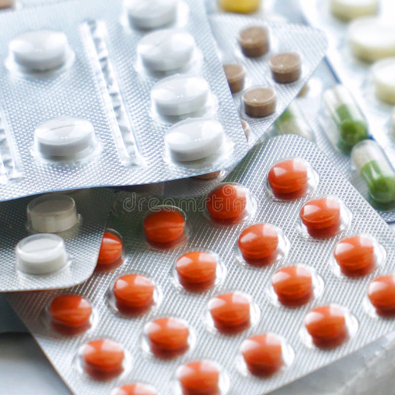 Pharmaceutical Tablets and Capsules Stock Image - Image of nutritional ...