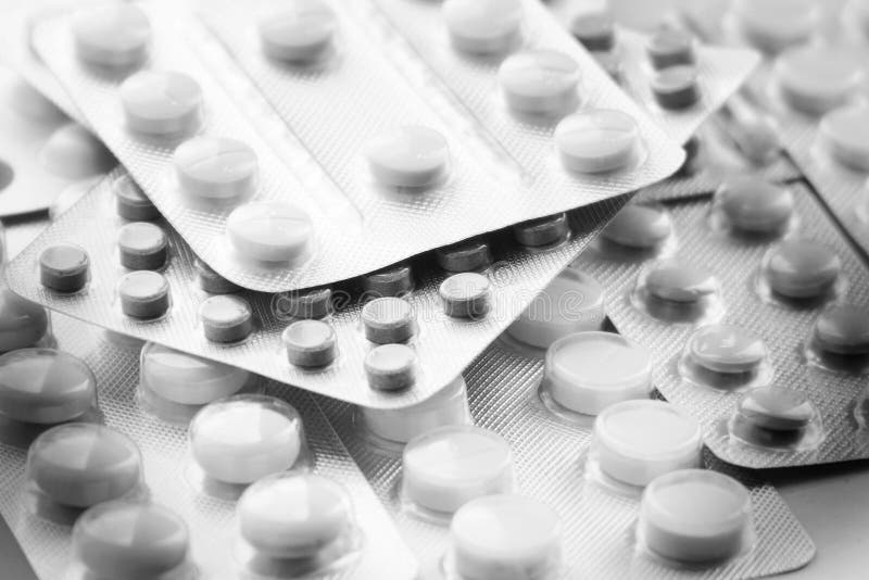 Pharmaceutical Tablets and Capsules Stock Image - Image of nutritional ...