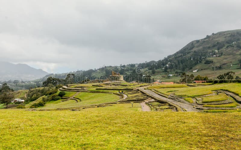 Overall View of the Site of Ingapirca Stock Photo - Image of ...