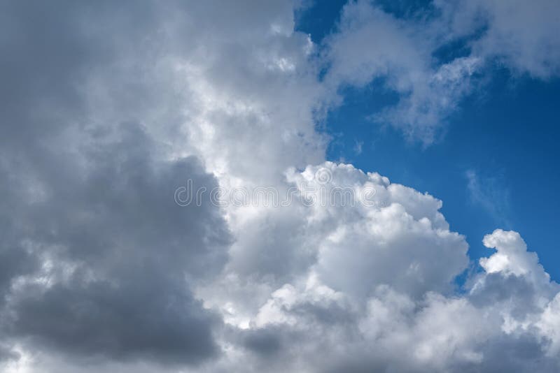 Overcast Clouds Floating in the Sky Stock Photo - Image of clouds ...