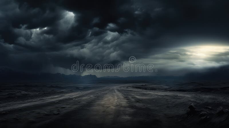 Overcast dark grey sky stock illustration. Illustration of scene - 373562766