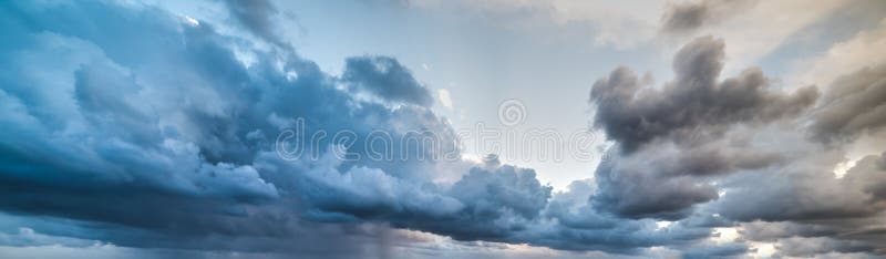 Overcast grey sky at dusk stock image. Image of stormy - 79065981