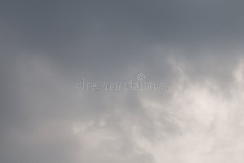 Overcast Grey Sky before Storm Stock Image - Image of moody, cloud ...