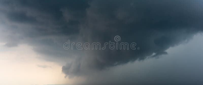 Overcast Sky with Dark Rain Cloud in Rainy Day. Cloudy Sky and Rain in ...