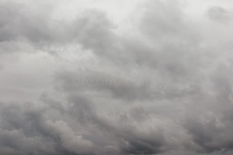 Overcast Sky with Dramatic Cloud Formations Stock Image - Image of ...