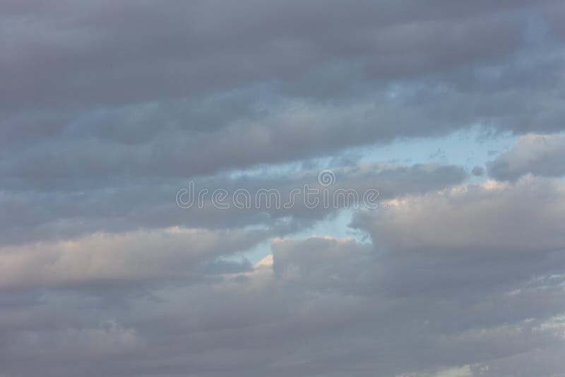 Overcast Sky with Dramatic Gray Clouds. Background of Grey Clouds on ...