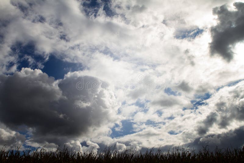 Overcast sky stock image. Image of dull, cloud, cloudy - 94868979