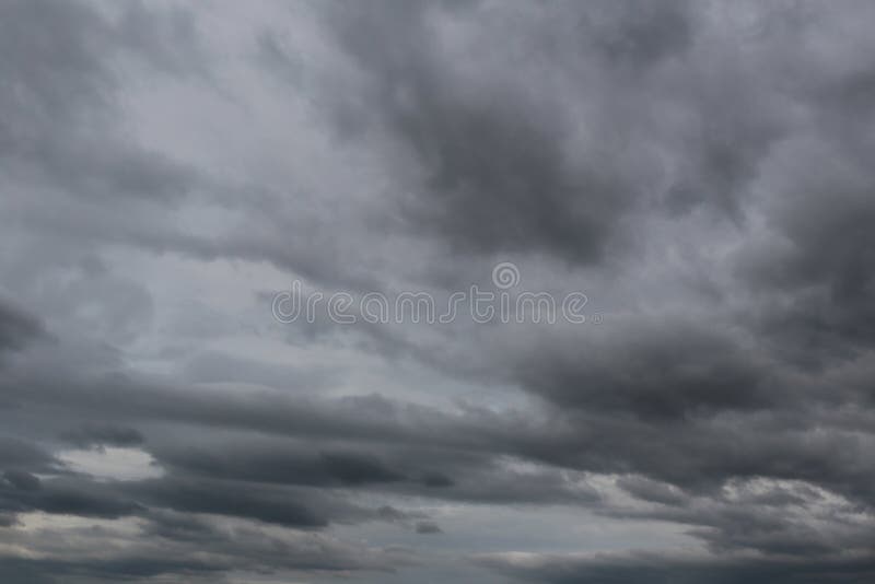 Overcast Sky of Rain Clouds Forming in the Sky in Concept of Climate ...