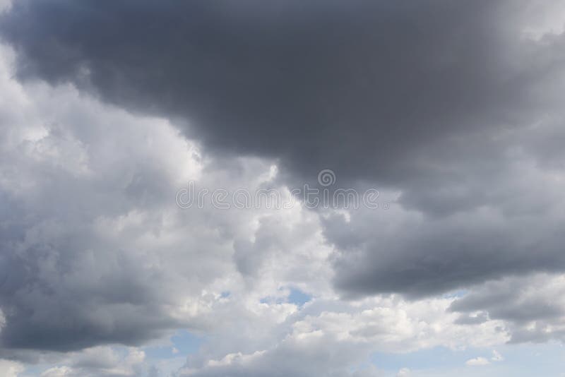 Overcast Sky of Rain Clouds Forming in the Sky in Concept of Climate ...