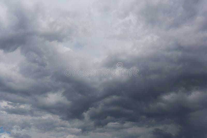 Overcast Sky of Rain Clouds Forming in the Sky in Concept of Climate ...