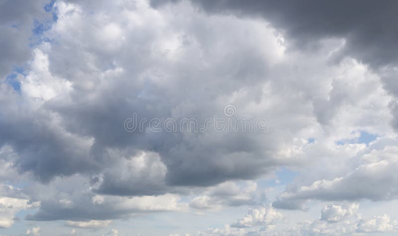 Overcast Sky of Rain Clouds Forming in the Sky in Concept of Climate ...