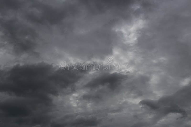 Overcast Sky of Rain Clouds Forming in the Sky in Concept Stock Photo ...