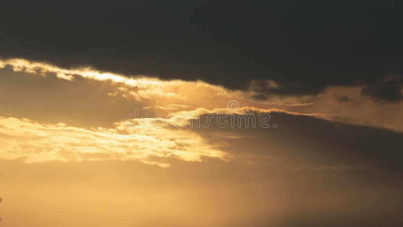 Overcast Sunset Sky stock image. Image of nimbus, overcast - 70939069