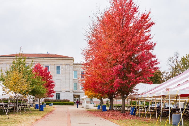 Overcast View of the Campus of Missouri State University Stock Image ...