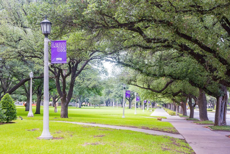 Overcast View of the Campus of Texas Christian University Editorial ... Overcast View of the Campus of Texas Christian University Editorial ...