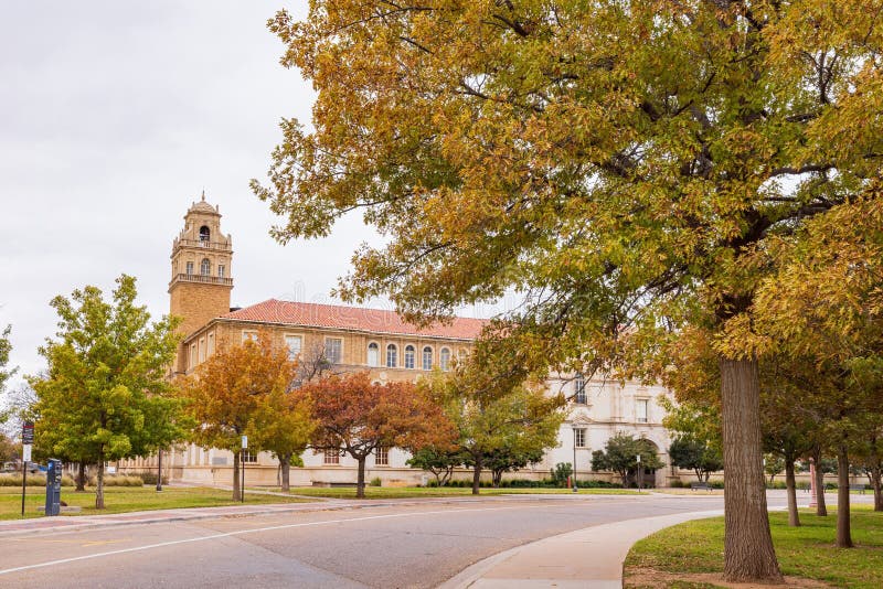 Overcast View of the Campus of Texas Tech University Stock Photo ...