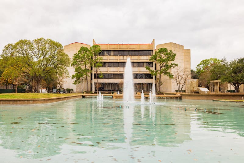 Overcast View of the Campus of University of Houston Editorial Stock ...
