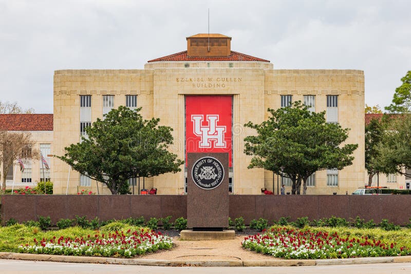 Overcast View of the Campus of University of Houston Editorial ...