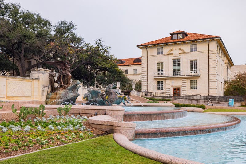 Overcast View of the Campus of University of Texas at Austin Editorial ...