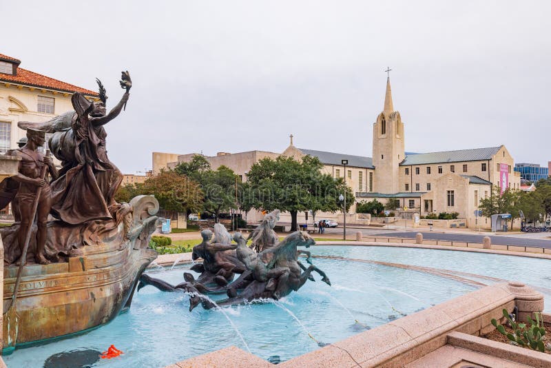 Overcast View of the Campus of University of Texas at Austin Editorial ...