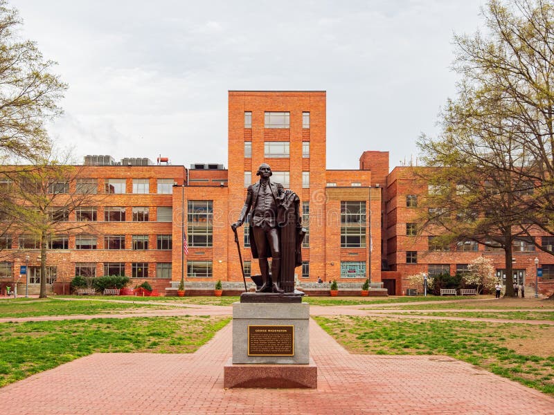Overcast View of the George Washington University Editorial Stock Image ...