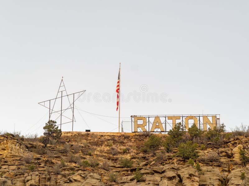 Overcast View of the Raton Star Stock Image - Image of outdoor, raton ...